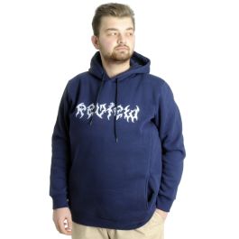 Erkek Sweat Kapşon Kuplu REVIEW 22519 İndigo